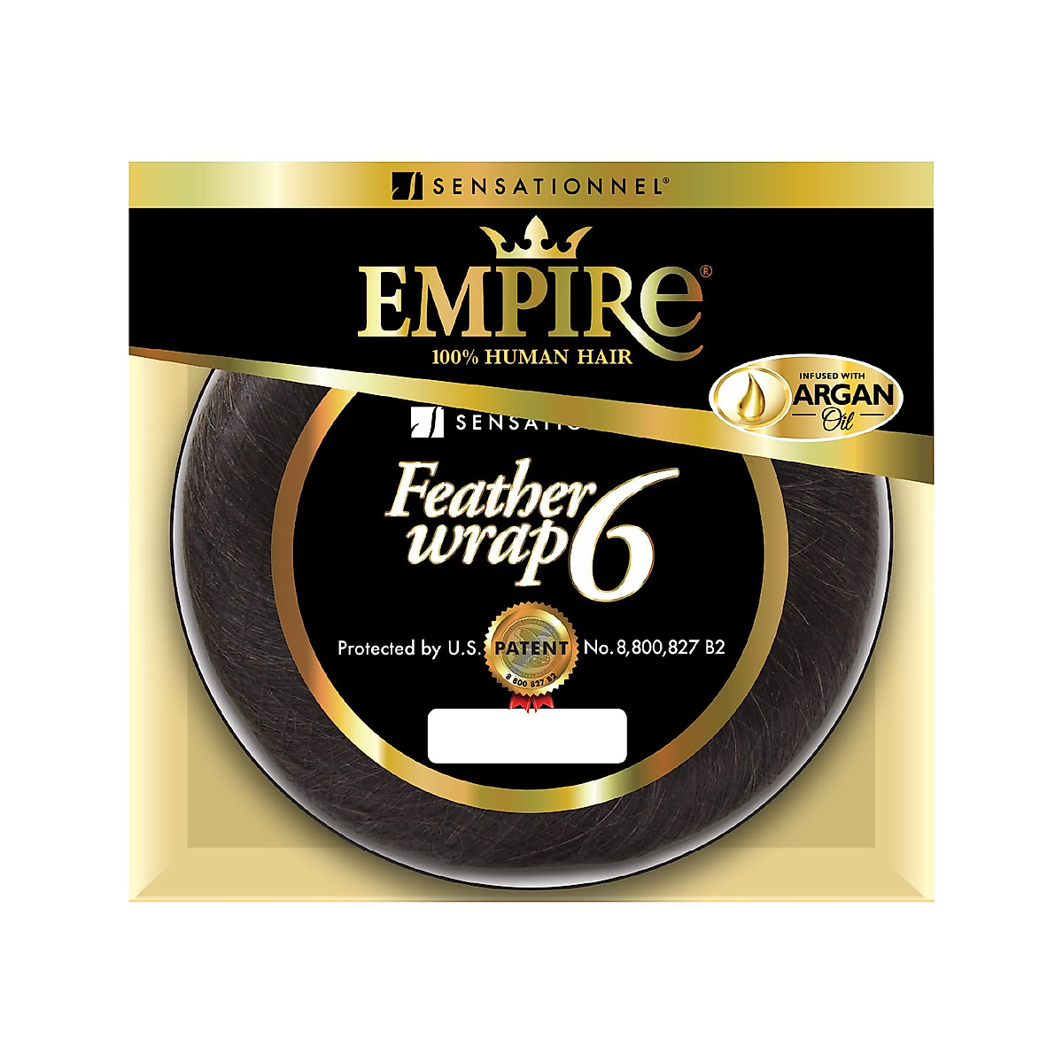 Sensationnel Empire Bump Weaving Hair - Feather Wrap 6 Inch Human Hair Weave (613 BLONDE)