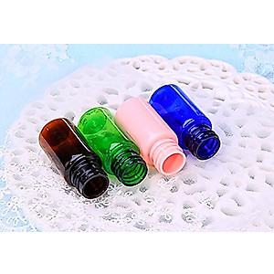 erioctry 10ML Portable Empty Refillable Bottle Cream Shampoo Lotion Treatment Pump Bottle with Cap Travel Bottles Toiletries Liquid Container for Cosmetic Make-up Pack of 6 (Brown)