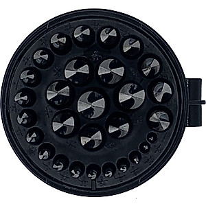 KnKut 29 Piece Drill Buddy Jobber Length Drill Bit Set with 3/8" Reduced Shank