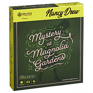 Hunt A Killer Nancy Drew - Mystery at Magnolia Gardens, Immersive Murder Mystery Game, Examine Evidence, Eliminate Suspects, Catch the Culprit, For Aspiring Detectives, Game Night, AMZ Exclusive