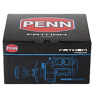 Penn Fathom Low Profile Reel Black Gold 13.9 oz
