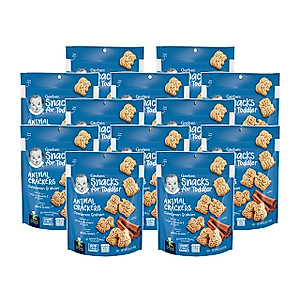 Gerber Graduates Cinnamon Graham Animal Crackers, 6 ounce (Pack of 12)