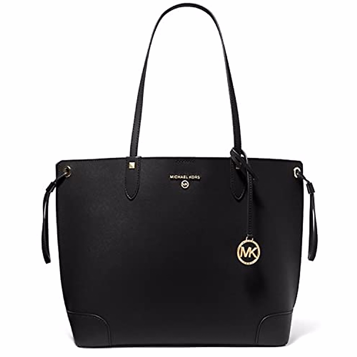 MICHAEL MICHAEL KORS Women's Edith Large Saffiano Leather Tote Bag Black