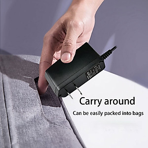 Snsnlent 5V 2A AC DC Adapter with 5.5 x 2.5mm Charger US Plug 5V 2A Power Adapter 5V 2A 1A Switching Power Adapter 5V 2000ma Switching Power Supply Charger DC Connector Jack 5.5mmx2.1mm