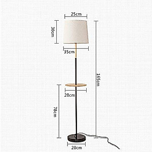 Yadianna Floor Led Simple Living Room Bedroom Creative Sofa Bedside Vertical Floor Lamp, Eye-Caring Vertical Floor Light
