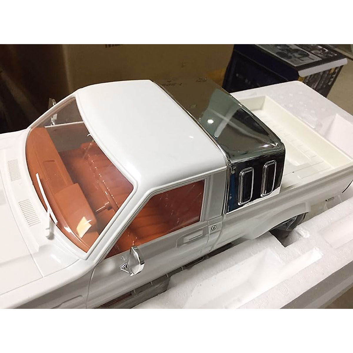 wheelfun HG 1/10 4WD RC Pickup Truck 4X4 Rally Car Racing Crawler KIT Model Chassis Gearbox White