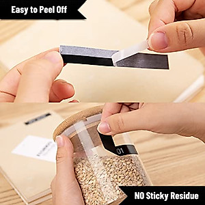 Black Label Tape TZe-335 Replacement for Brother TZe Tz Tape 12mm 0.47 Laminated White on Black TZ335，Work with Brother P Touch PT-D210 D220 H110 D600 Label Maker，4-Pack