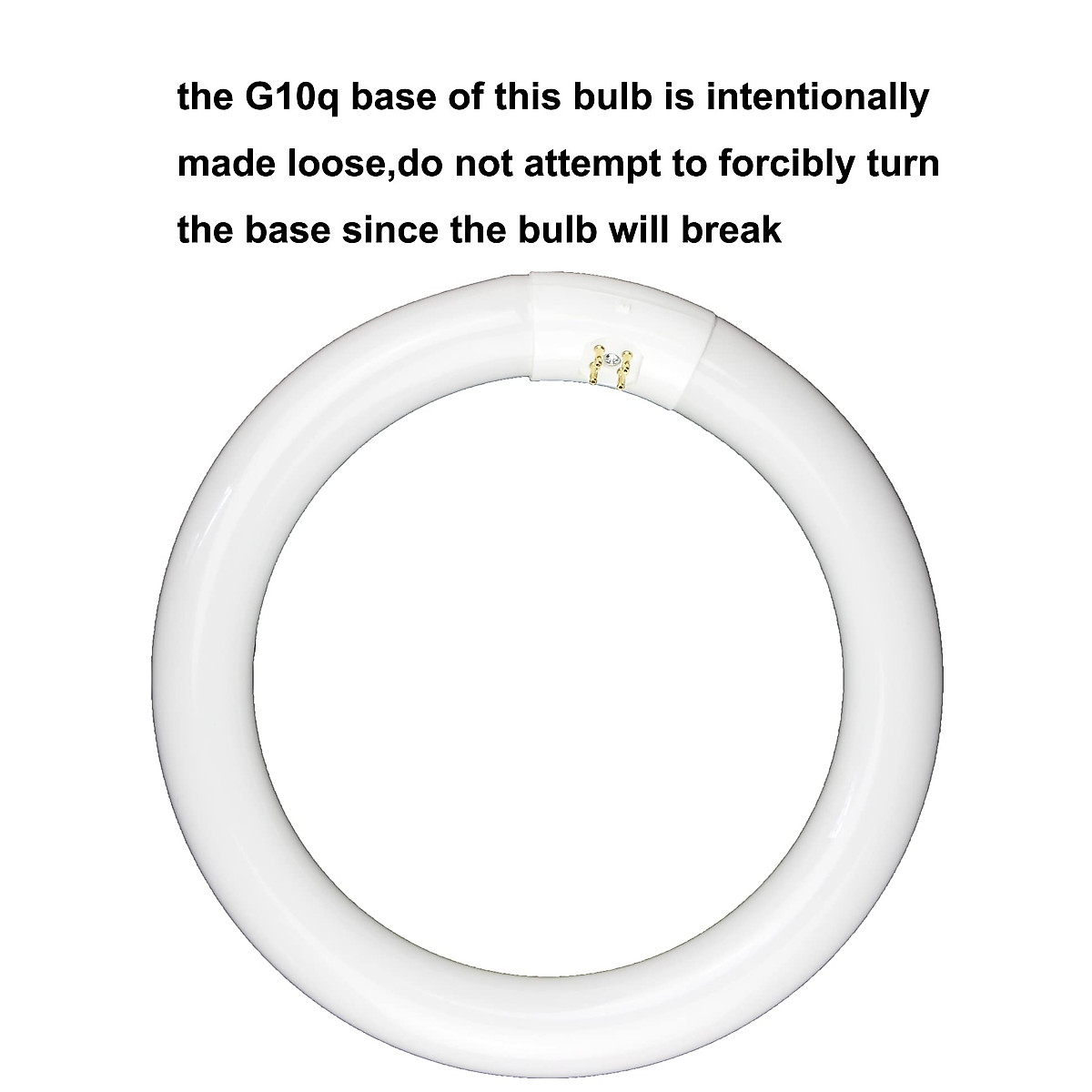 CHKADAWA FC9T9 9 inch Circline Light Bulbs T9 30W, FCL30 Circular Fluorescent Lamp Round 30 Watts Bulb Replacement for Ceiling Fan Fixture, Daylight DL 6500K, G10q 4 Pin Base, 2 Pack