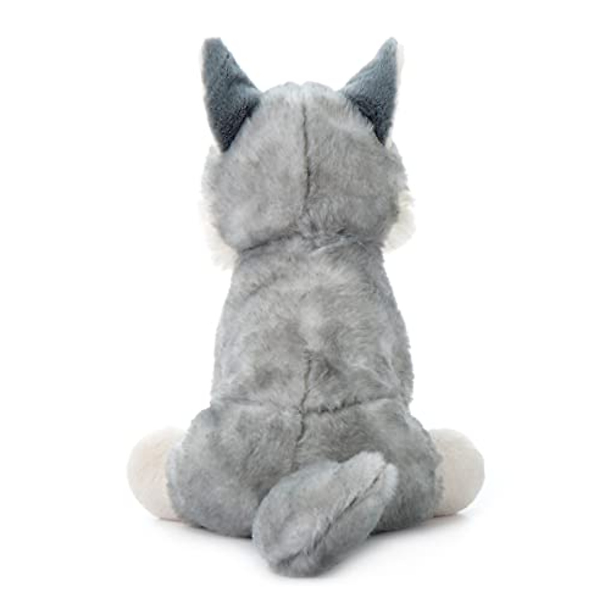 The Petting Zoo Wolf Stuffed Animal, Gifts for Kids, Wild Onez Zoo Animals, Grey Wolf Plush Toy 12 inches