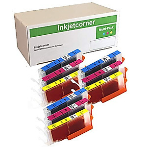 Inkjetcorner Compatible Ink Cartridges Replacement for CLI-271XL CLI 271 for use with MG5720 MG6820 TS5020 TS6020 MG7720 TS8020 TS9020 (3 Cyan, 3 Magenta, 3 Yellow, 9-Pack)