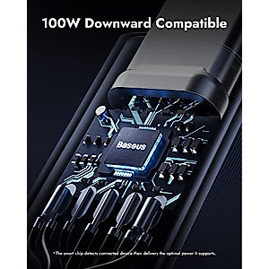 Baseus Power Bank, 65W 20000mAh Laptop Portable Charger&100W USB C to USB C Cable 6.6ft