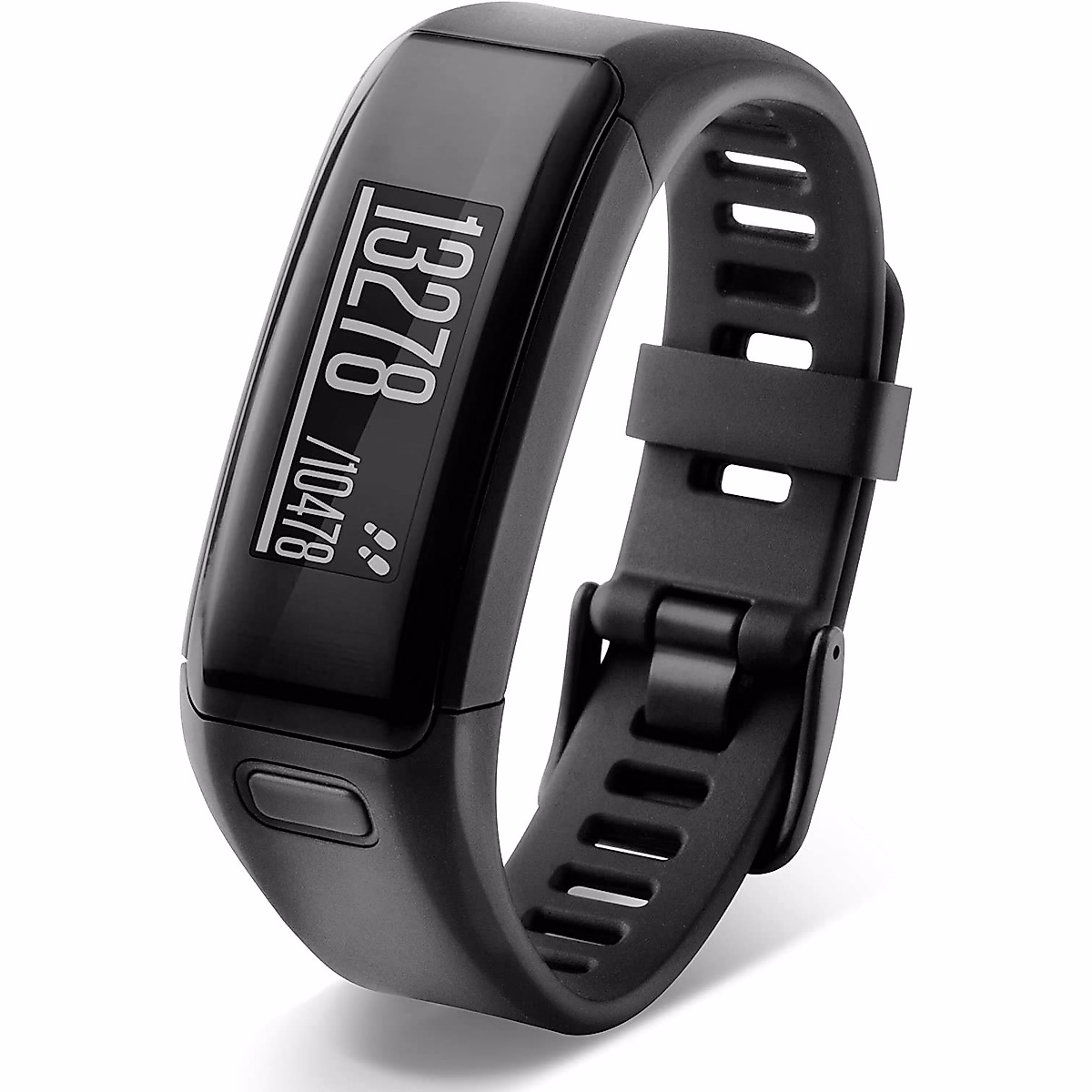 Garmin vívosmart HR Activity Tracker Regular Fit Smart Fitness Band- Black-010-N1955-00 (Renewed)