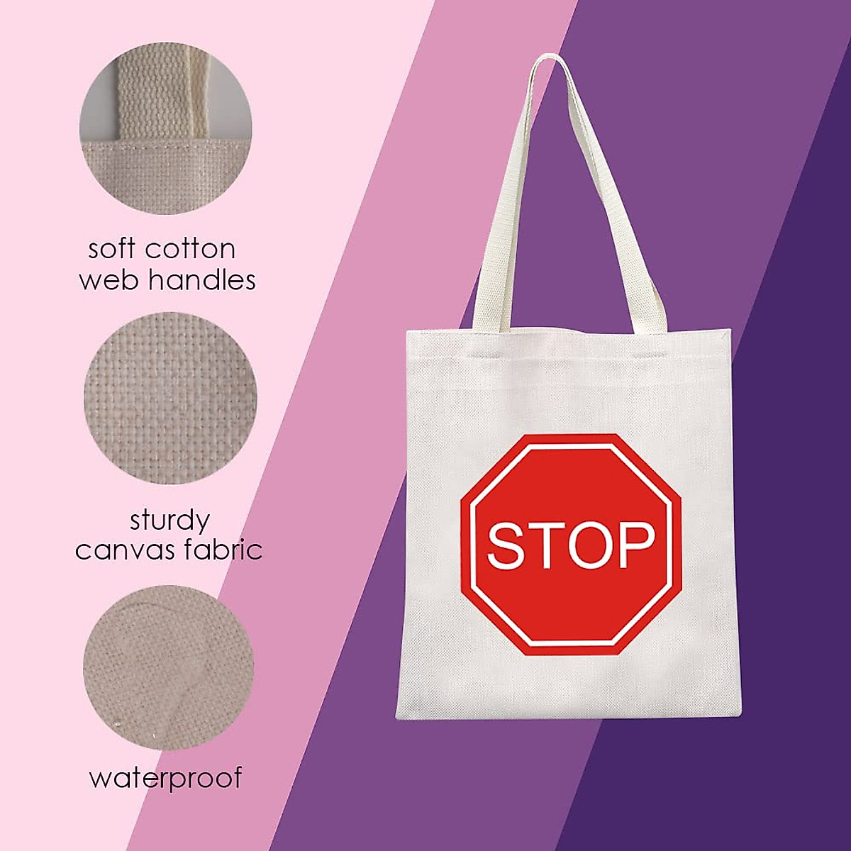 MNIGIU Crossing Guard Tote Bag Crossing Guard Appreciation Gift Best Crossing Guard Ever Shopping Bag for Crossing Guard (Shopping Bag)