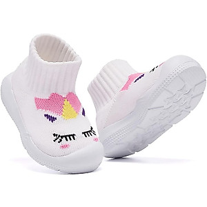 MORENDL Toddler Sock Shoes Baby Walking Shoes Infant Slippers Boys & Girls Non-Slip Sneakers