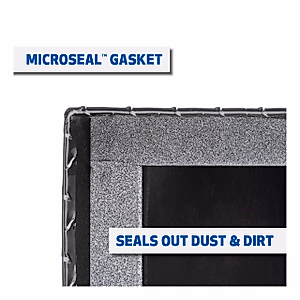 UWS TBSD-69-LP-BLK Black Single Lid Low Profile Deep Aluminum Toolbox with Beveled Insulated Lid