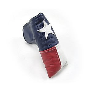 Sunfish Leather Golf Putter Cover Lone Star