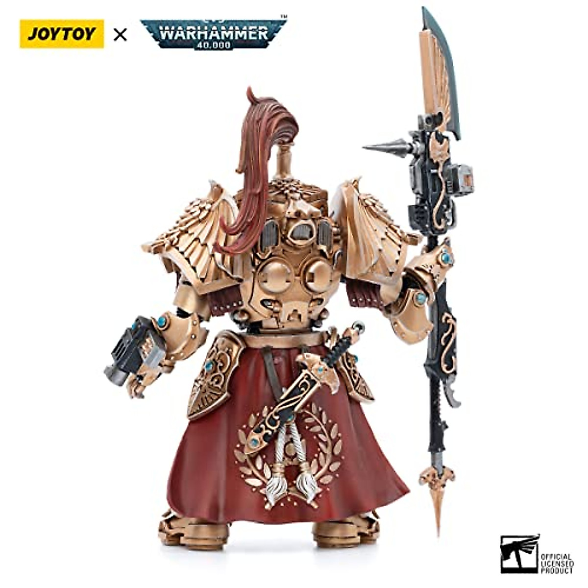 JOYTOY 1/18 Action Figures Warhammer 40k Mecha Model Adeptus Custodes Shield-Captain in Allarus Terminator Armour Hydon Seronis