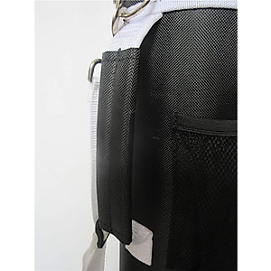 C9 A99 Golf Men's & Women's Practice Sunday Bag Range Pencil Carry Bag with Stand and Strap Golf Travel Bag Removable Top Black Great Gift for Golfer!