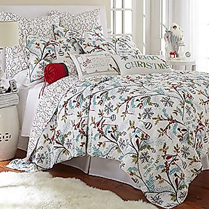 Levtex Home - Holly - Decorative Pillow (12X24in.) - Merry Christmas - Teal, Green, Red and Black