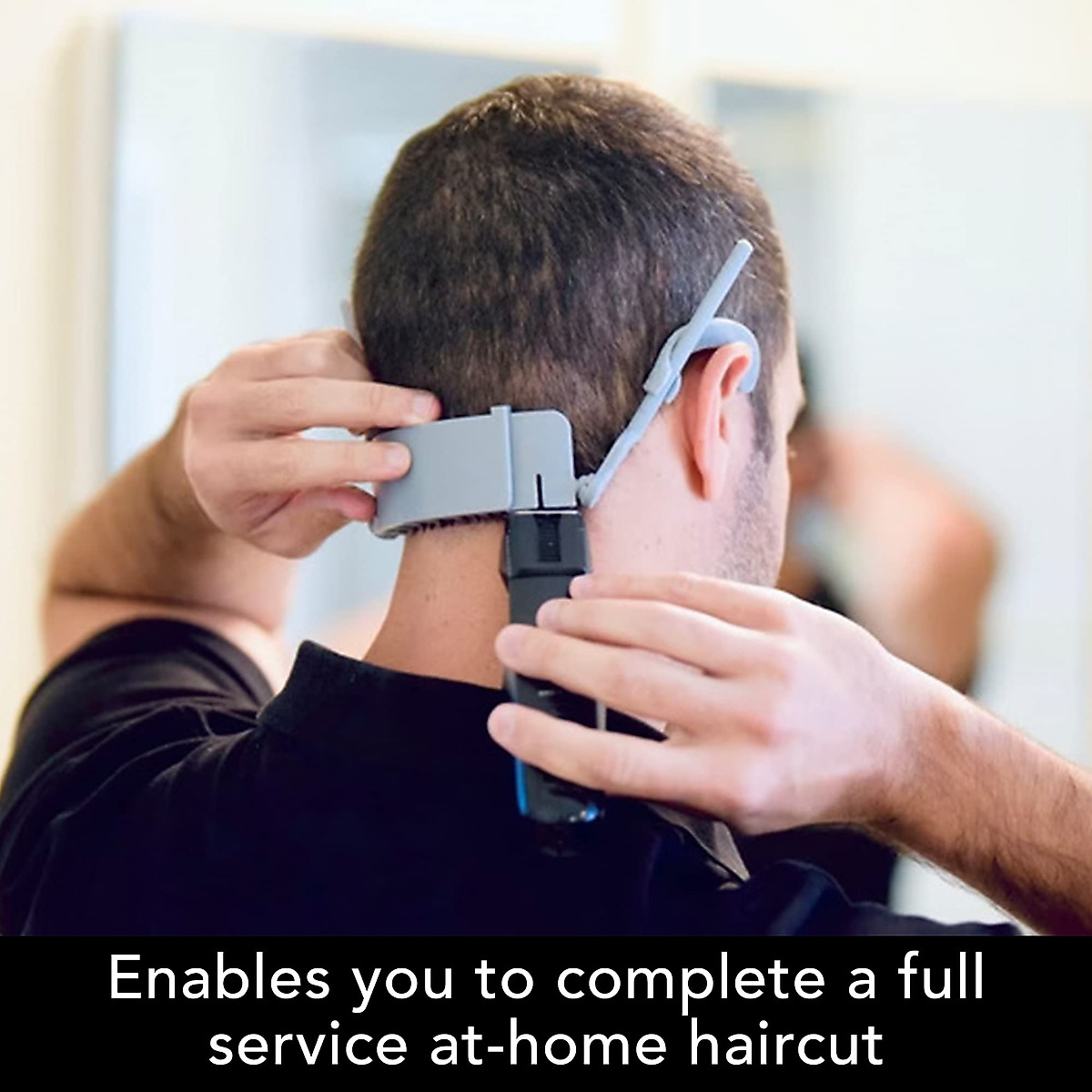 neckscaper Self-Trimming Template for Grooming Your Neckline, Durable, Adjustable, and Includes a Travel Case