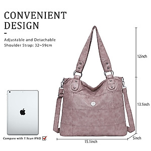 Angel Kiss Hobo Purses for Women Multi-Color Striped Lattice Cross Body Shoulder Purse Bag Tote Handbag