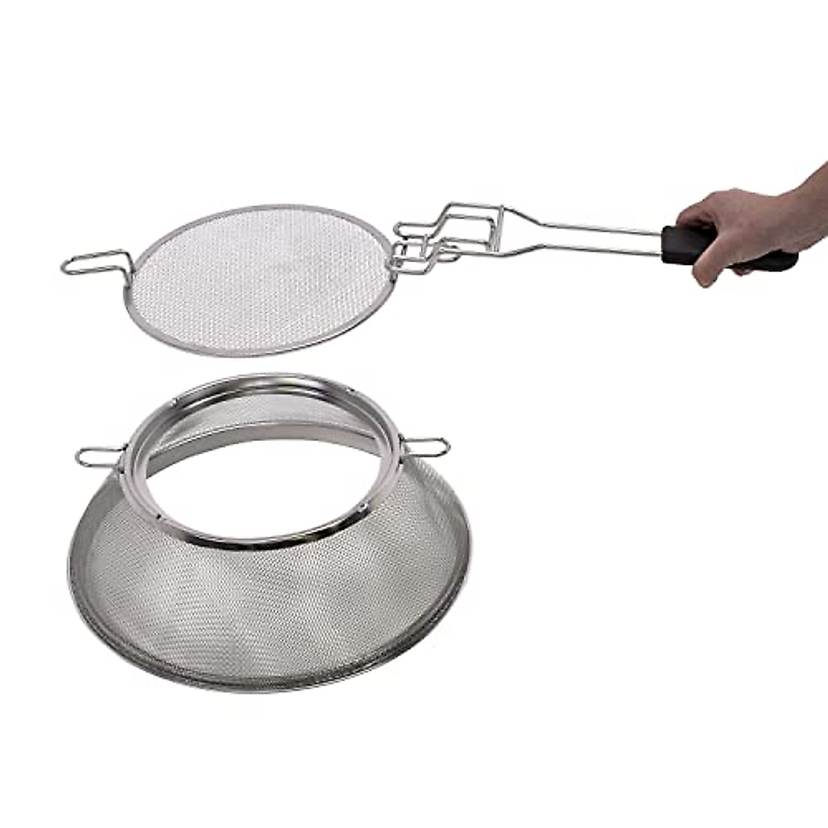 CRAFTSMAN 19.5" Spark Screen for Smokeless Fire Pit Stainless Steel Mesh Lid Outdoor Fire Safety for Backyard Bonfires