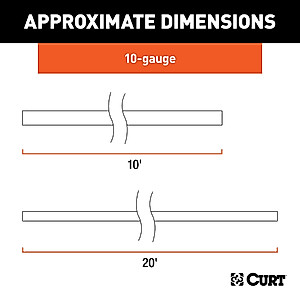 CURT 51500 Electric Trailer Brake Controller Wiring Kit