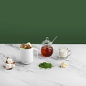 Ember Temperature Control Smart Mug 2, 10 Oz, App-Controlled Heated Coffee Mug with 80 Min Battery Life and Improved Design, White