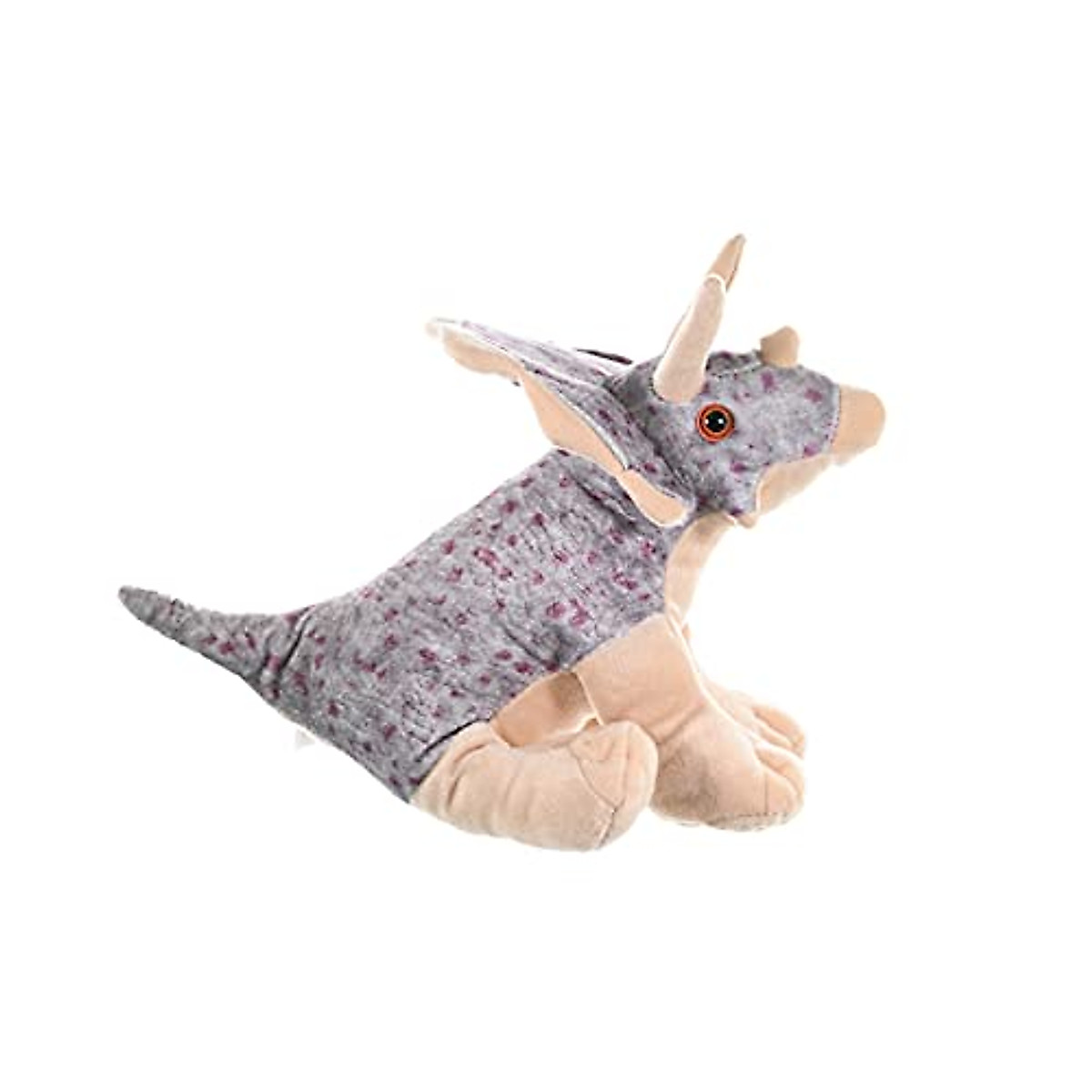 Wild Republic Triceratops Plush, Dinosaur Stuffed Animal, Plush Toy, Gifts For Kids, Cuddlekins 12", Multicolor, Model:10960