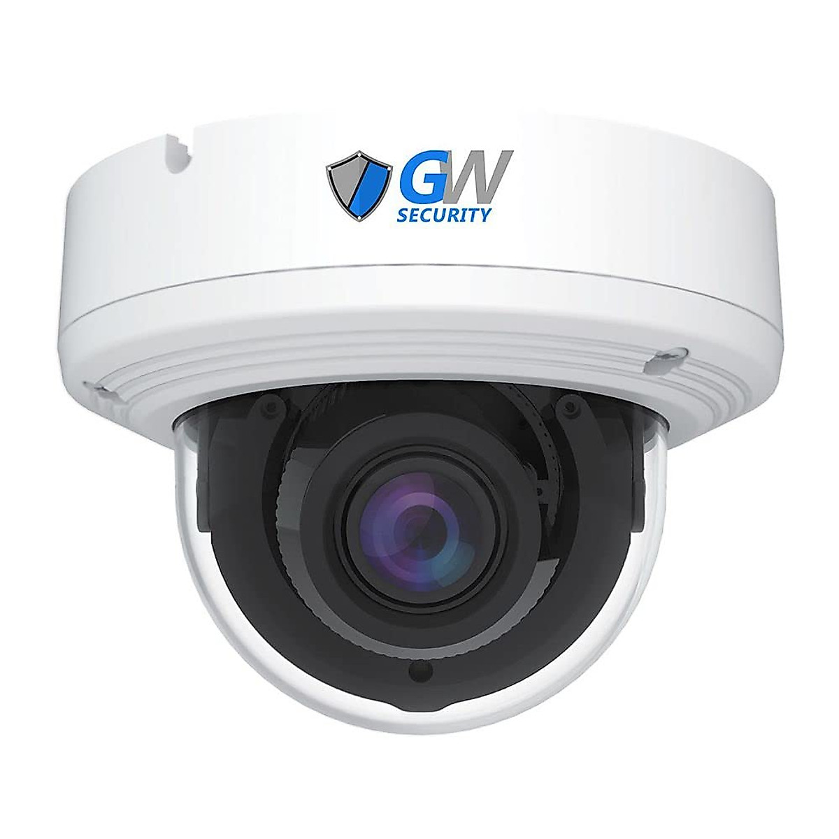 GW Security 8 Channel 8-Megapixel 4K (3840x2160) NVR with (8) UltraHD 4K 8MP 2.8~12mm Varifocal Zoom H.265+ Outdoor/Indoor Waterproof Microphone Audio&Video PoE IP Smart AI Dome Cameras