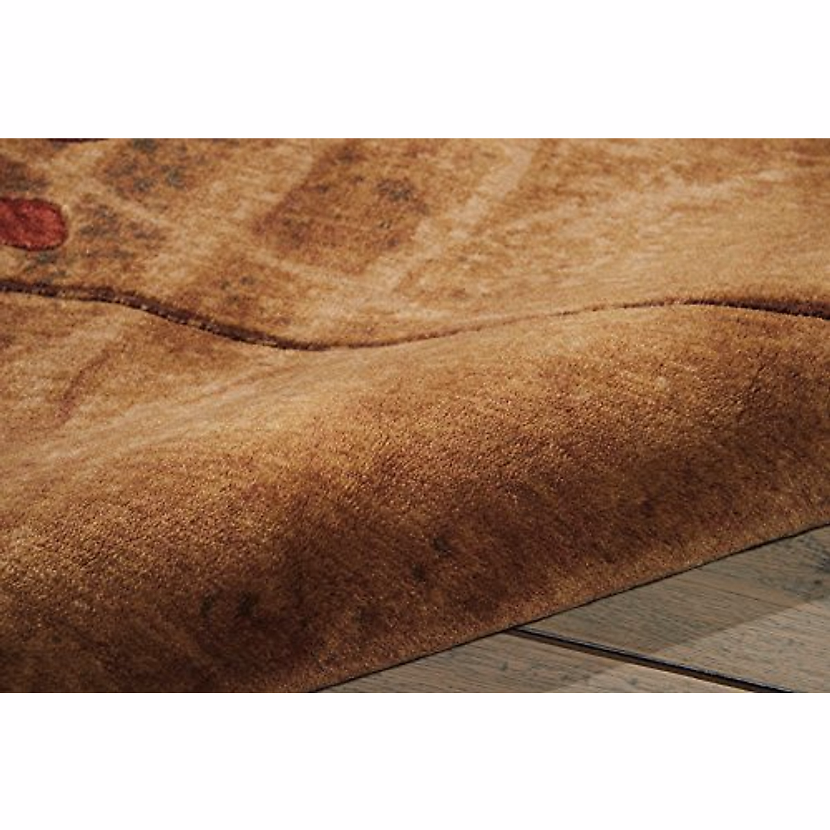 Nourison Somerset Rustic Latte 2'3" x 8' Area-Rug, Easy-Cleaning, Non Shedding, Bed Room, Living Room, Dining Room, Kitchen (2x8)