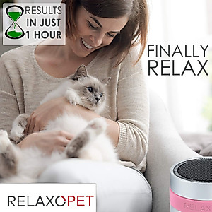 RelaxoPet PRO, Relaxation Trainer for Cats, Stress Relief and Calming Device for Cats Helps with Cat Anxiety, Reduces Destructive Behavior, Spraying, Scratching. Subliminal Sound Calming Aid