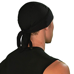 Halo Headband womens With Halo Headband tie bandana, BLACK, 1 SIZE US