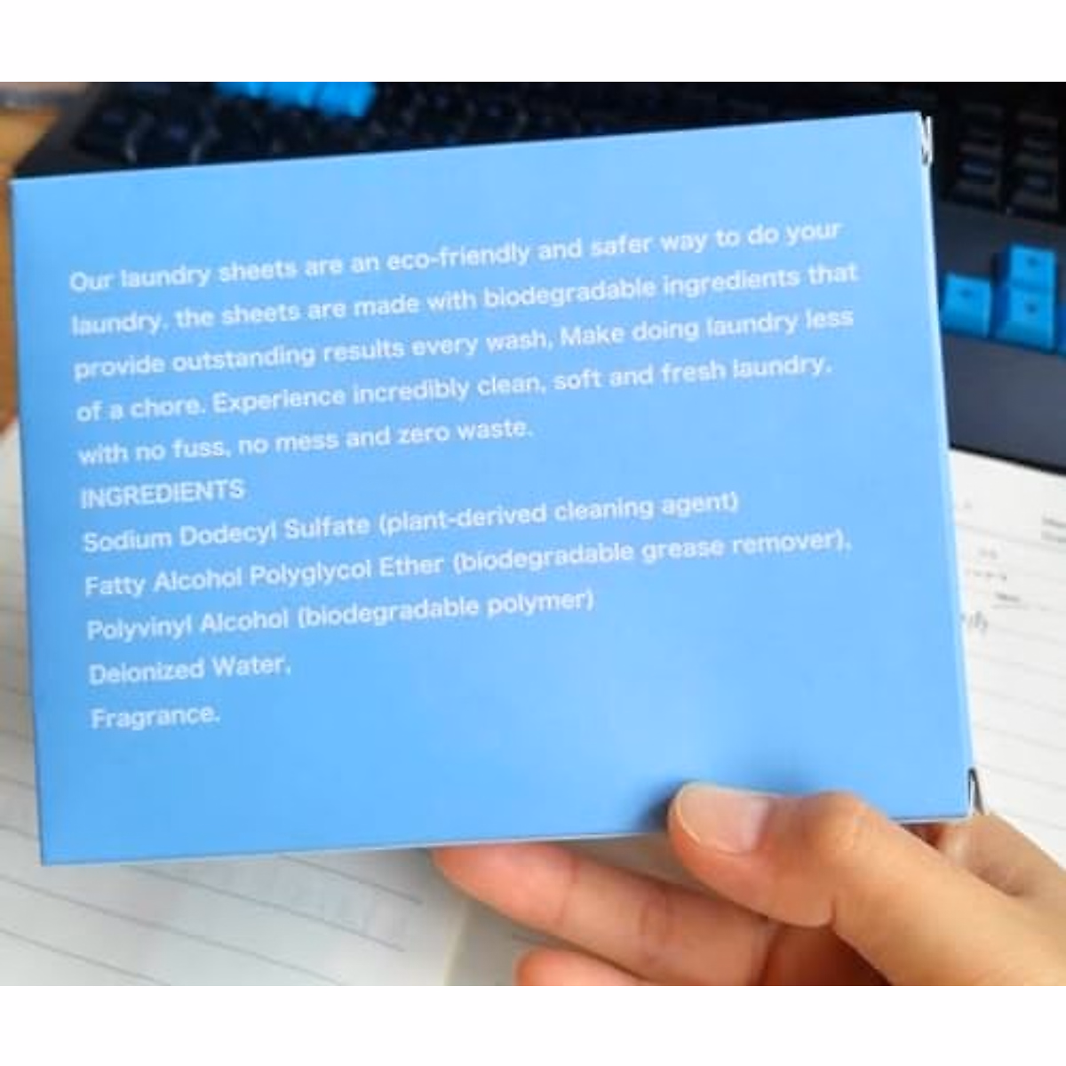 Super Wow Laundry Detergent Sheet - Fresh Scent - No Plastic Jug up to 72 Loads, Liquidless