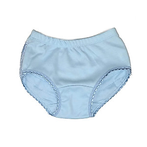 B-One Kids Baby Girls 100% Cotton Diaper Cover Bloomers 4 Pack (Size 2, Pastel)