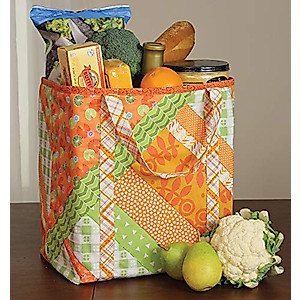 June Tailor Inc Quilt As You Go Shoppers Totes-3pk QAYG Sew/Nbr Utility Shop Tote