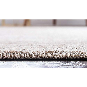 Unique Loom Del Mar Collection Area Rug - Abigail (2' 7" x 10' Runner, Beige/ Ivory)