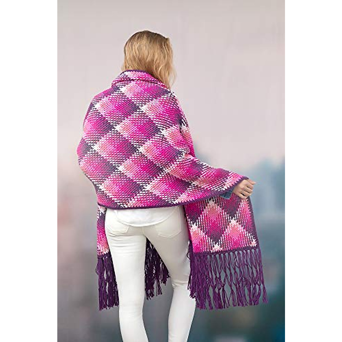 Red Heart Super Saver Pooling Berry Pooling