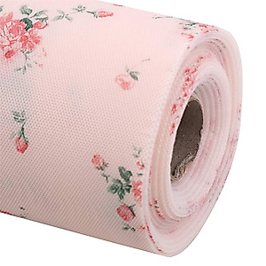 Airlove Shelf & Kitchen Storage Liner Non-Adhesive Refrigerator Mat for Cabinet Desk Decor Waterproof Moisture-Proof Drawer Pad,Rose Foundation