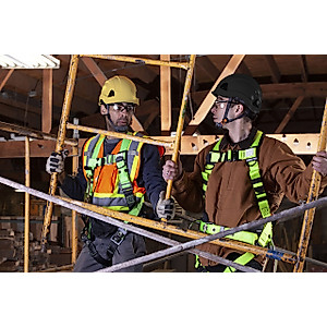 Jackson Safety CH-300 Climbing Industrial Hard Hat, Non-Vented, 6-pt. Suspension, Orange, 20903, Large