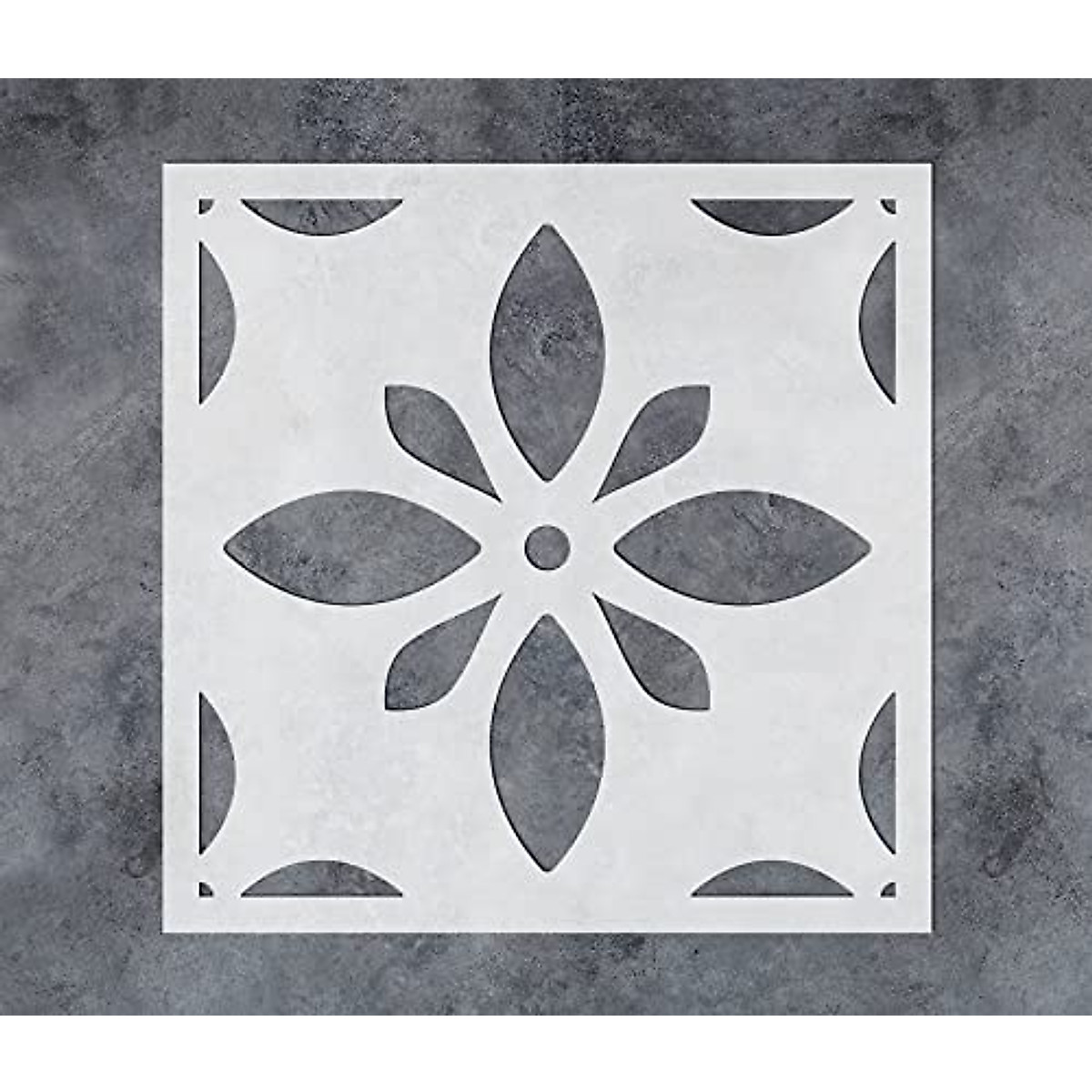 GSS Designs Floor Stencils Wall Stencils for Painting 12x12Inch Large Tile Stencils for Painting Walls Paint Stencils for Walls and Floors Concrete Stencils for Patio