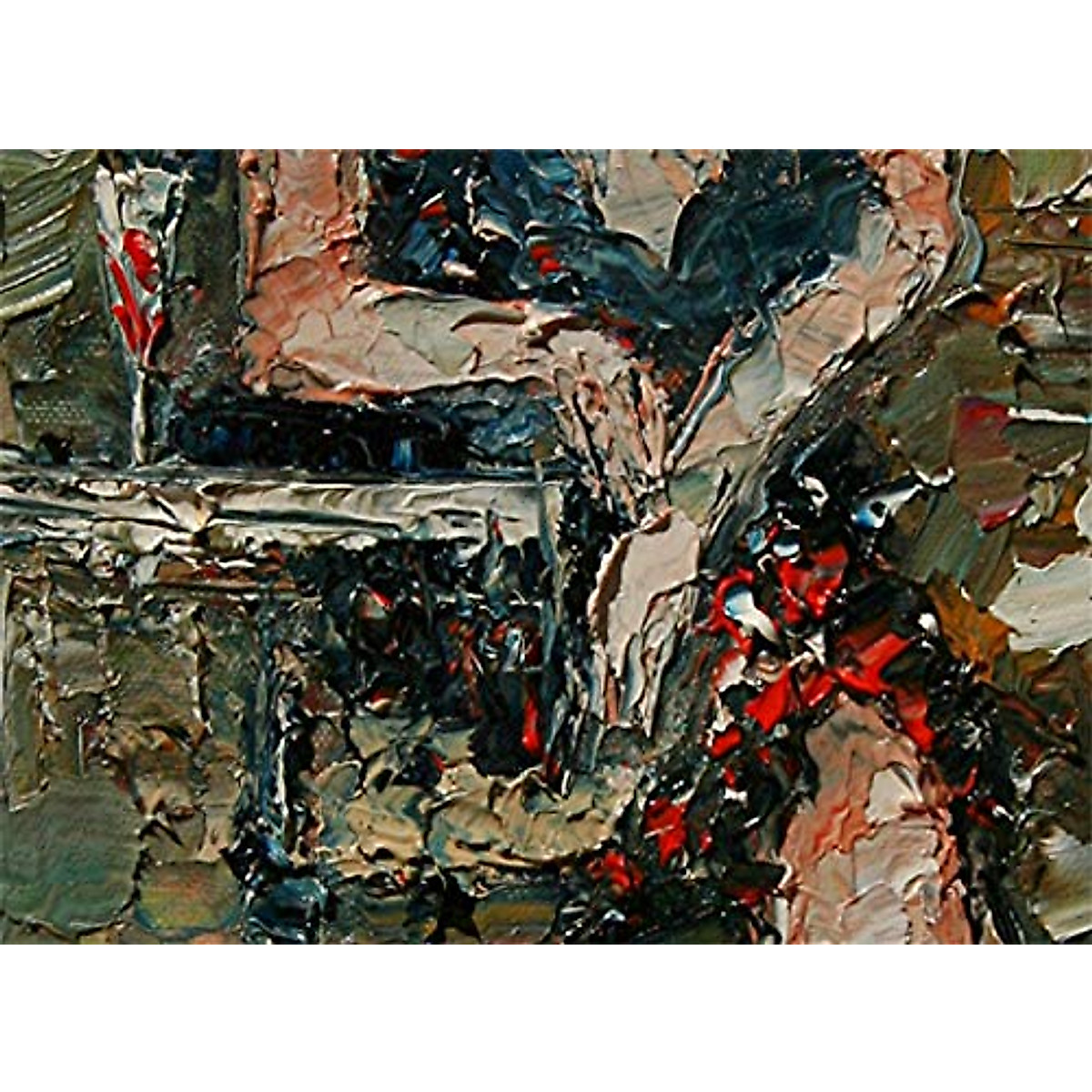 SOLD The Parisienne, Vogue Woman At Paris Cafe By Internationally Renown Painter Andre Dluhos