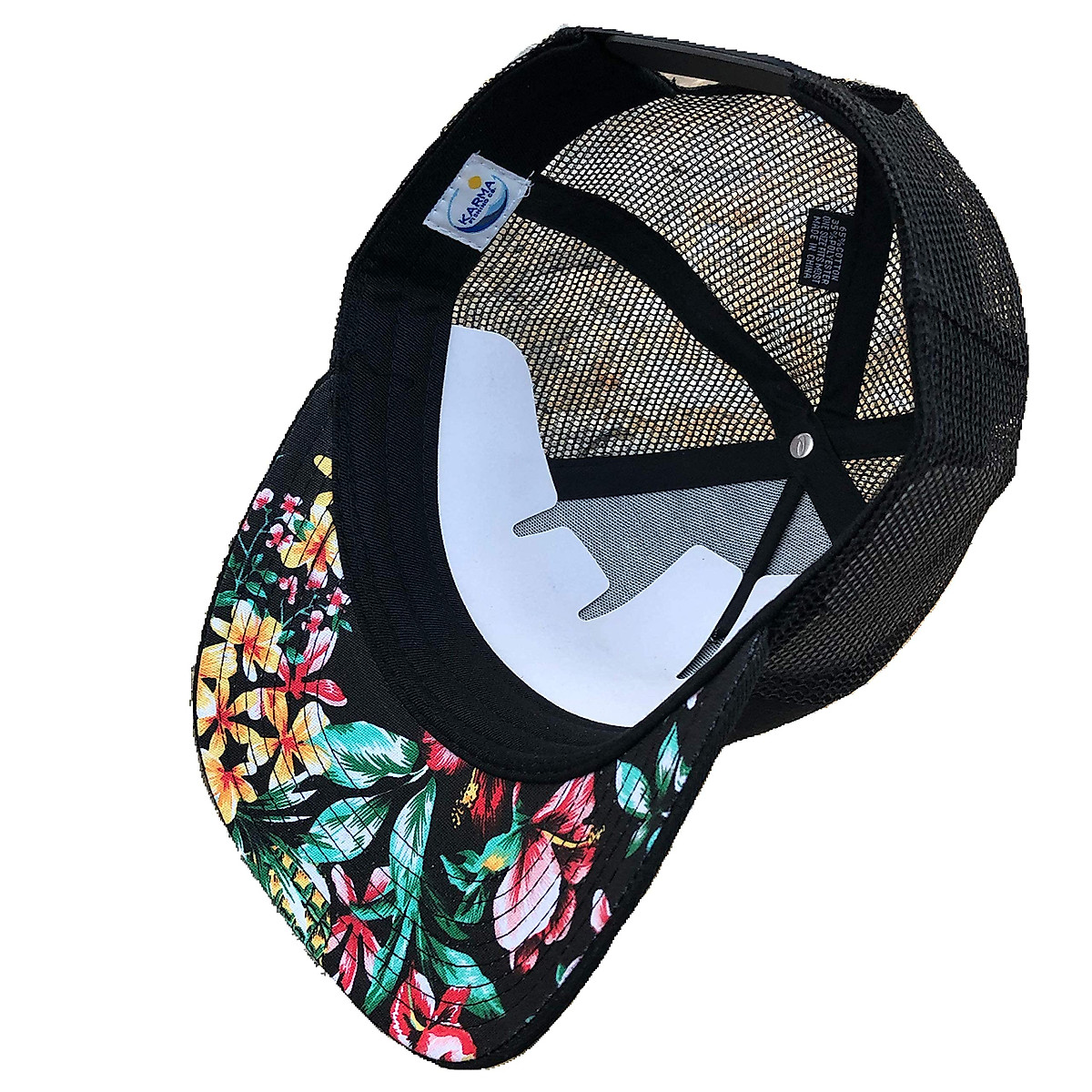 Regular Black with Floral Undervisor