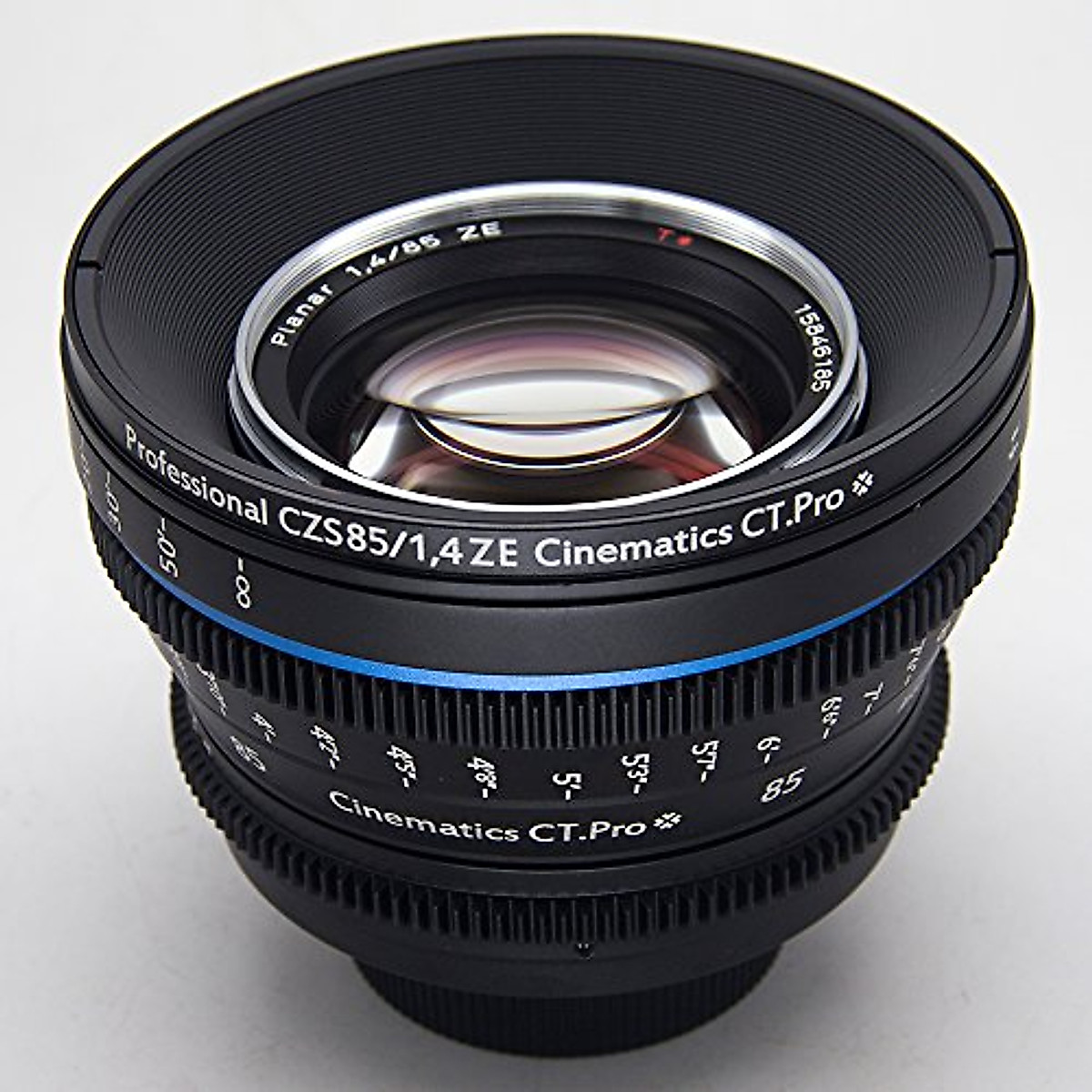 Cinematics Cine Lens Carl Zeiss ZE 85mm F1.4 Manual iris for Canon EF Mount