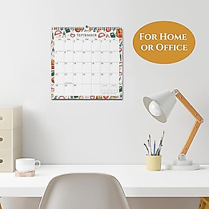 CRANBURY Large 12x12 Wall Calendar 2025 (Seasons), Square Hanging Calendar, Big Grid, Colorful Seasonal Monthly Designs