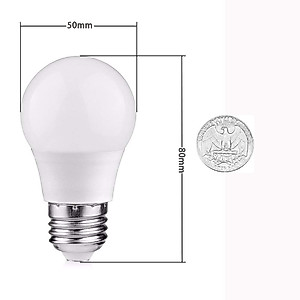 KONPWAY 12V Low Voltage LED Light Bulbs - Warm White 3W(Only for 12-36V), Pack of 6