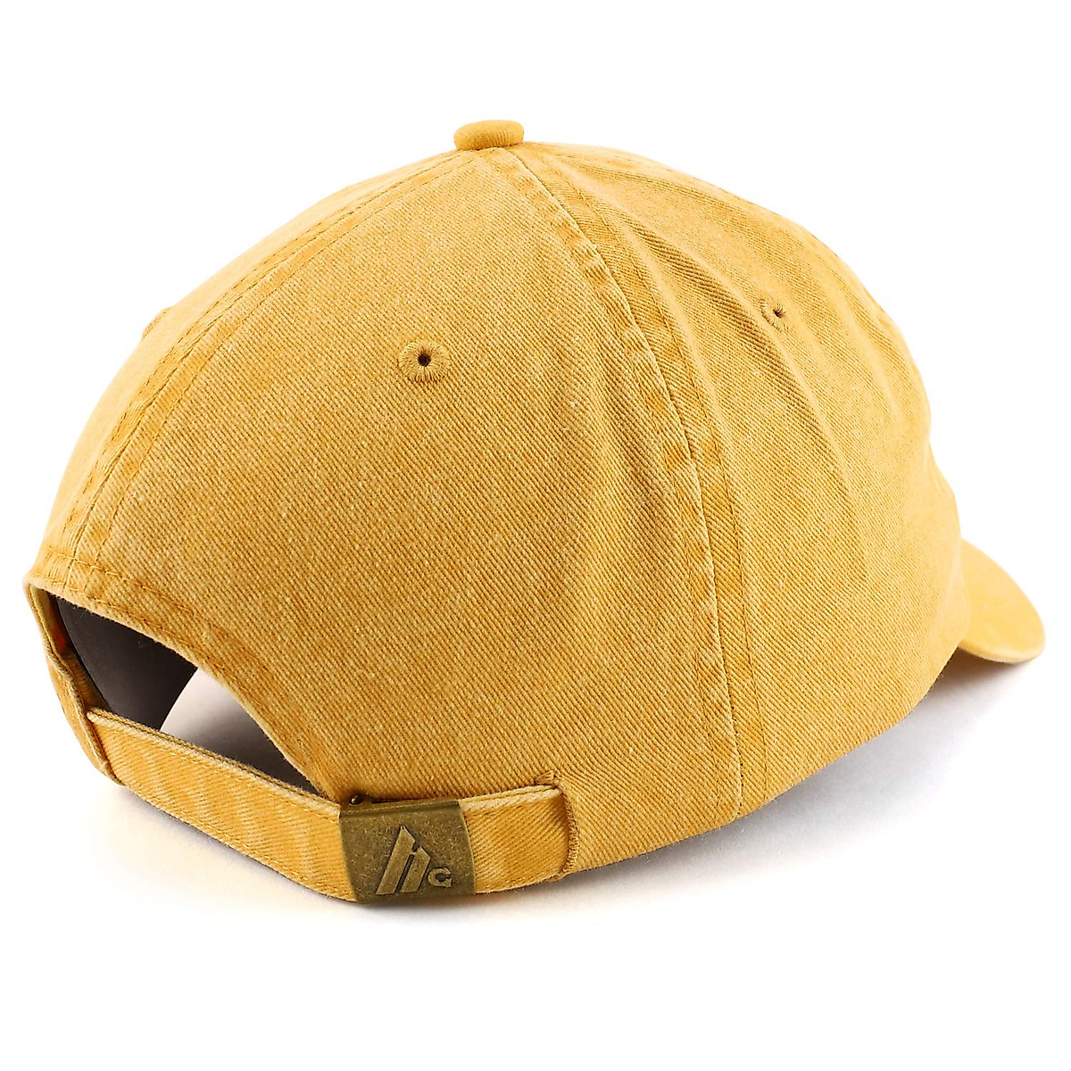 Trendy Apparel Shop Vintage 1976 Embroidered 48th Birthday Soft Crown Washed Cotton Cap - Mango