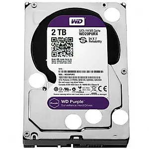 Western Digital WD Purple Harddisk 3.5" 4TB SATA3 6Gb/s IntelliPower 5400RPM 64 MB HDD Surveillance WD40PURX