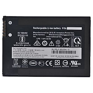 LAPTPBAT New Battery for Honeywell CT50 CT50h CT51 CT60 Dolphin CT50h 318-055-001 318-055-002 318-055-005 CT50-BTSC Data Collector 3.8V 4000mAh (Without housing)