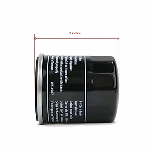 The ROP Shop Oil Filter fits John Deere X710 X720 X724 X728 X729 X730 X734 X738 X739 Tractor